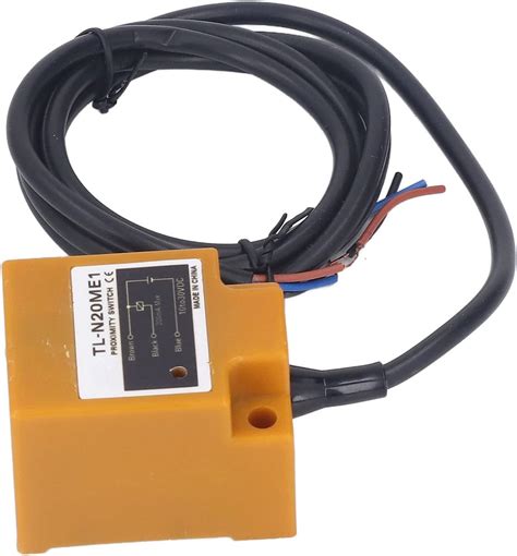 Proximity Sensor Npn 200ma 10 30vdc 20mm Detecting Distance Proximity