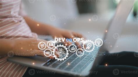 DevOps Concept Software Development And IT Operations Agile Programming Stock Photo