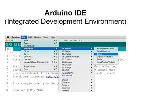 arduino programmable microcontroller programs are called sketches loaded