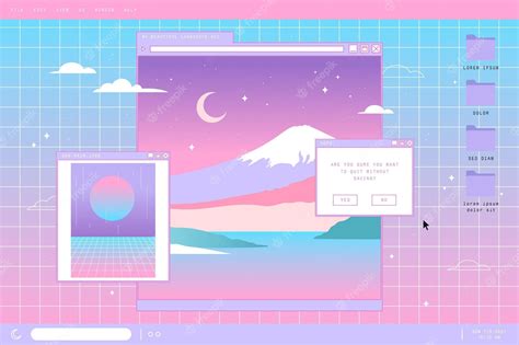 Vaporwave Aesthetic Wallpapers · 290 Backgrounds 🌴💿💾💜