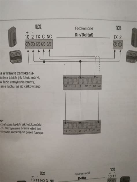 Came zbx74-78 - brak reakcji fotokomórek po przeróbce bramy na ...