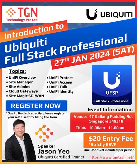 Introduction To Ubiquiti Full Stack Professional 27th January 2024