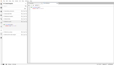 Code Snippets Elyra 2 0 0 Documentation