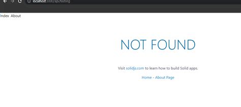 Api Routes Sometimes Dont Work On New Versions Of Solidstart · Issue 377 · Solidjssolid Start