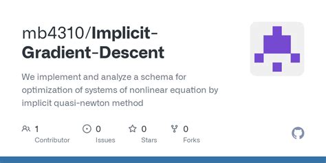 Github Mb4310 Implicit Gradient Descent We Implement And Analyze A