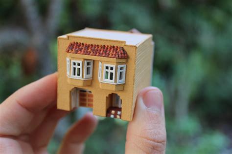 This Guys Tiny Scale Model Of A House In The Outer Sunset In Sf R Thingsforants