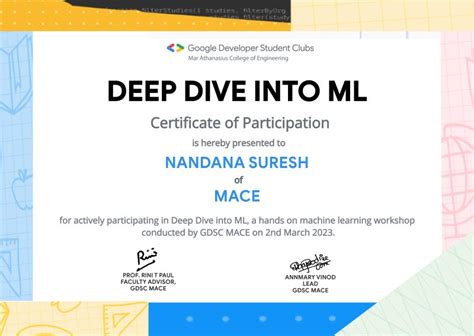 Nandana Suresh On Linkedin Excited To Have Immersed Myself In The