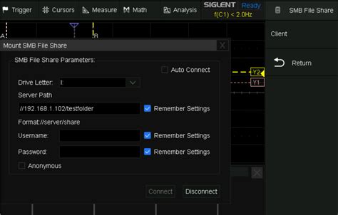 Network File Sharing On Siglent Performance Oscilloscopes Siglent