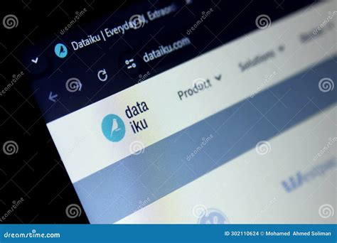 dataiku ai machine intelligence logo editorial stock image image of