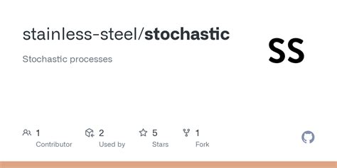 Github Stainless Steel Stochastic Stochastic Processes