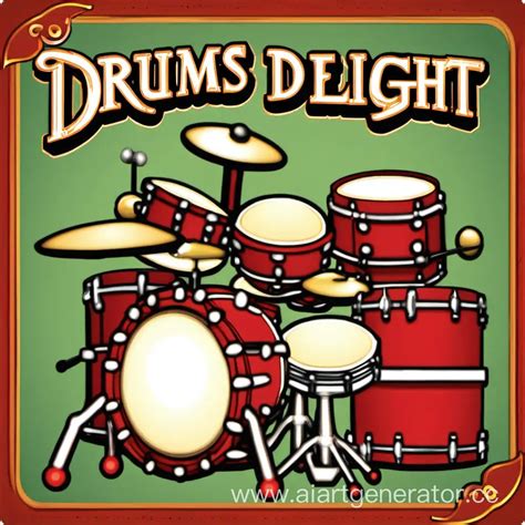 vibrant drumming experience interactive drum delight ai art generator