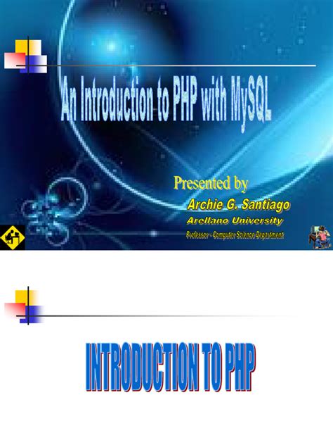 php presentation 1 intro installation basics pdf php computing