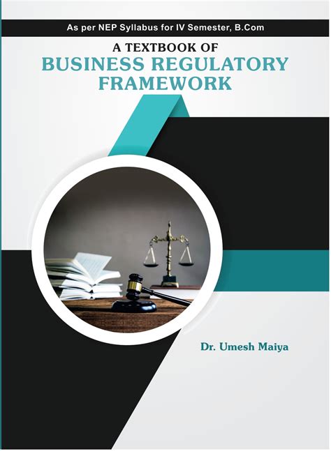 business regulatory framework professional book publisher