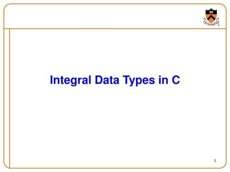 Ppt Integral Data Types In C Powerpoint Presentation Free Download