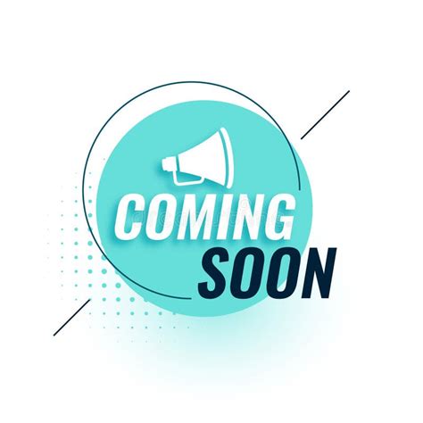 Modern Coming Soon Web Teaser Template For Advertisement Stock Vector Illustration Of Soon