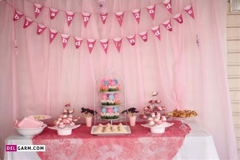 30 ایده شیک، لاکچری، باکلاس و کم هزینه تزیین میز تولد