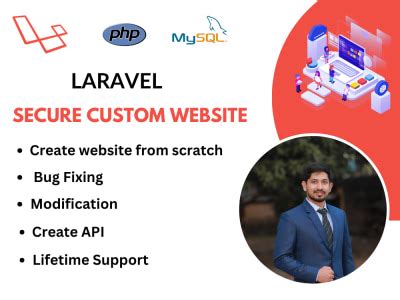 Secure Custom Website Using PHP Laravel With API Upwork