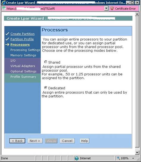JVB STEP BY STEP CREATION OF LPAR