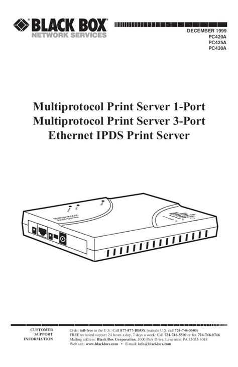 Pdf Multiprotocol Print Server 1 Port Multiprotocol Print Server 3 Dokumen Tips