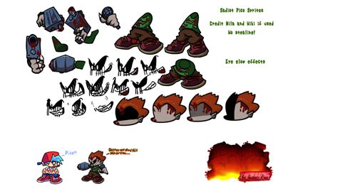 Lunatic Pico Sprites By Thebossanatordraws On Deviantart