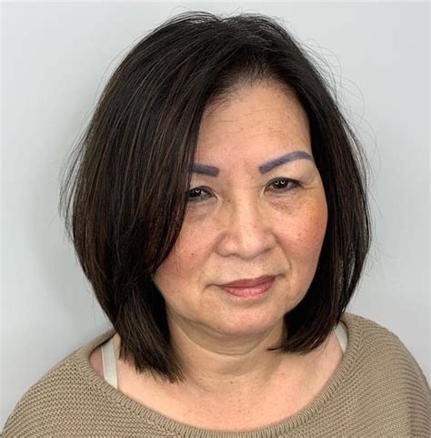 Classic Bob With Lip Length Bangs Hair Styles Gorgeous Hair Classic