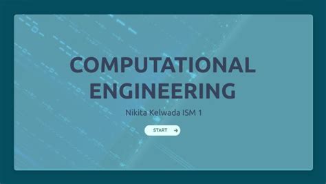 Computational Engineering