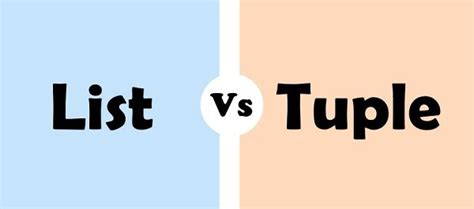 Difference Between List And Tuple In Python With Comparison Chart Tech Differences