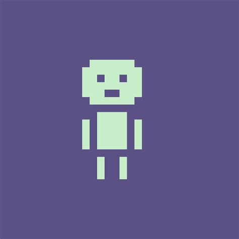 Pixilart 1 Bit Sprite By Green Wizard