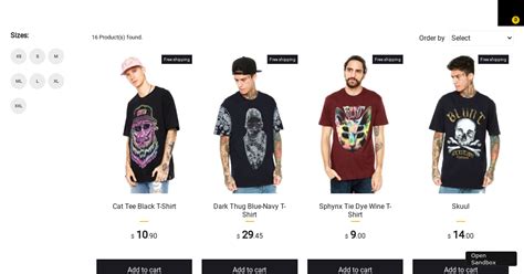 React Shopping Cart Codesandbox