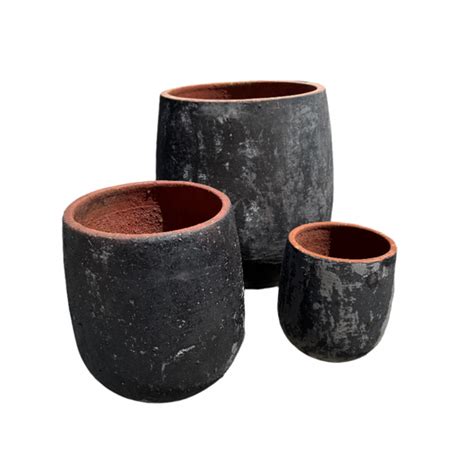Ancient Black Jam Pots S3