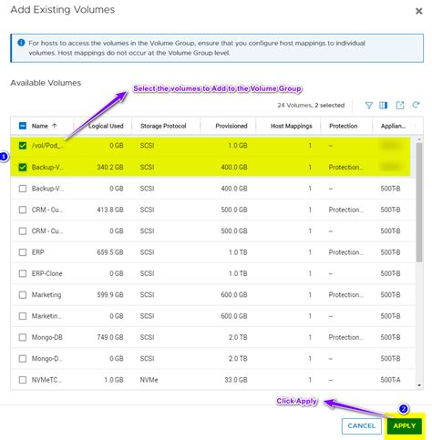 How To Add Volumes To A Volume Group In Powerstore Appliance