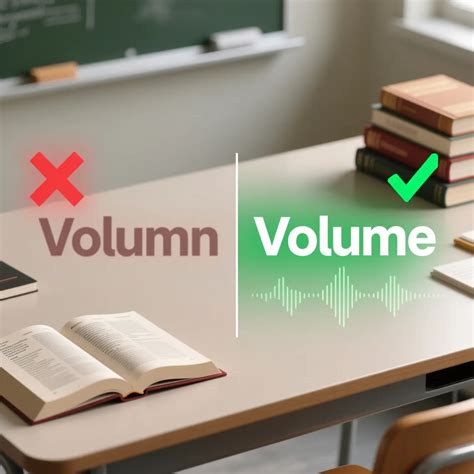 Volumn Or Volume Which Spelling Is Correct
