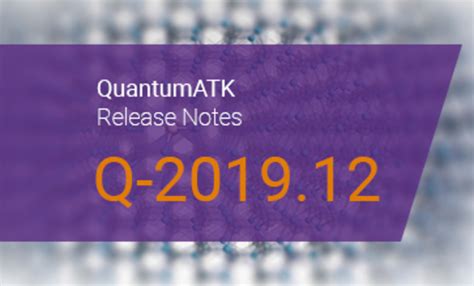 atomistic simulation software announcements archive quantumatk synopsys