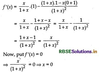 RBSE Class 12 Maths Important Questions Chapter 6 Application of ...