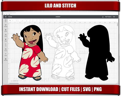 Buy Lilo And Stitch Svg Instant Download Lilo And Stitch For Online In India Etsy