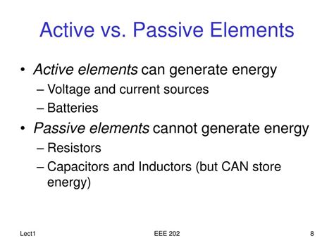 Active And Passive Elements In Electrical Circuit At Landon Artis Blog
