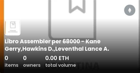 Libro Assembler Per 68000 Kane Gerryhawkins Dleventhal Lance A