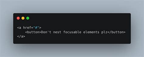 the issue with nested buttons and links by giovani camara medium