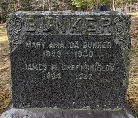 Mary Amanda Bunker 1849 1940 Find A Grave Memorial