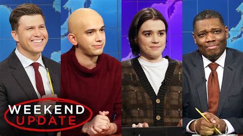 Weekend Update Ft Andrew Dismukes And Jane Wickline Snl Youtube