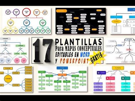 PLANTILLAS DE MAPAS CONCEPTUALES EN POWERPOINT 100 EDITABLES DESCARGA