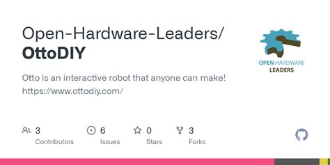 github open hardware leaders ottodiy otto is an interactive robot