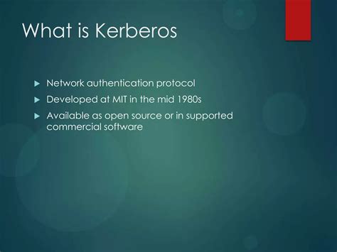 Kerberos Authentication Protocol Pptx