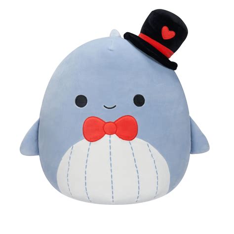 Buy Squishmallowsoriginal 12 Inch Samir Blue Whale With Heart Top Hat