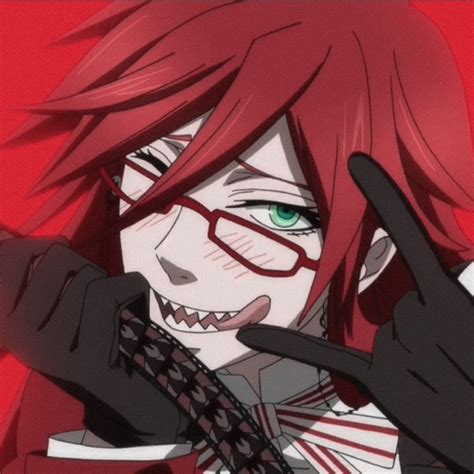 Grelle Black Butler Anime Character Грель Грелль сатклифф Сохраненные