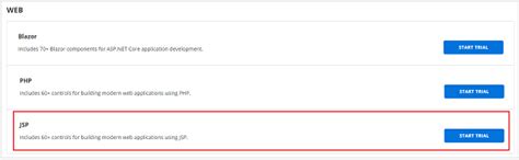 Downloading Syncfusion JSP Offline Installer Syncfusion