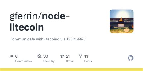 Github Gferrin Node Litecoin Communicate With Litecoind Via Json Rpc