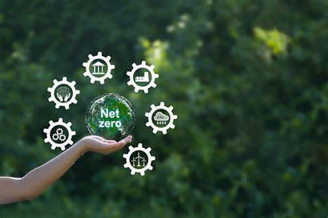 온실 가스 배출 감소 탄소 중립 및 순 제로의 개념 자연 환경 기후 중립 장기 전략 0에 대한 스톡 사진 및 기타 이미지 0 경제 계획 Istock