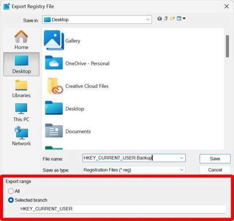 how to quickly backup and restore windows registry