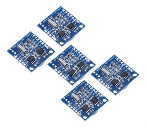 5 Piezas Modulo Ds1307 Rtc I2c At24c32 Reloj Tiempo Real Meses Sin Interés